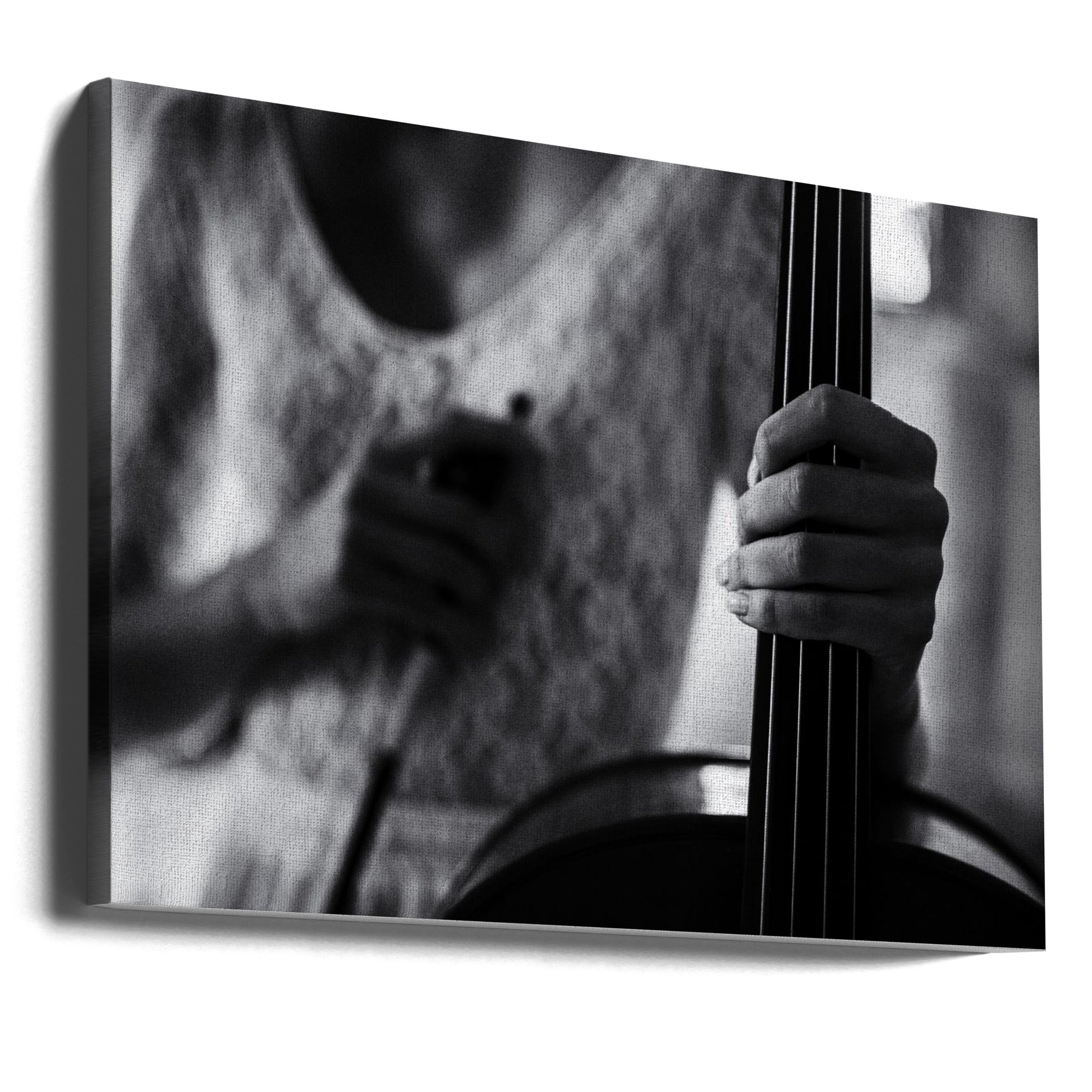 Wall art break for the cello